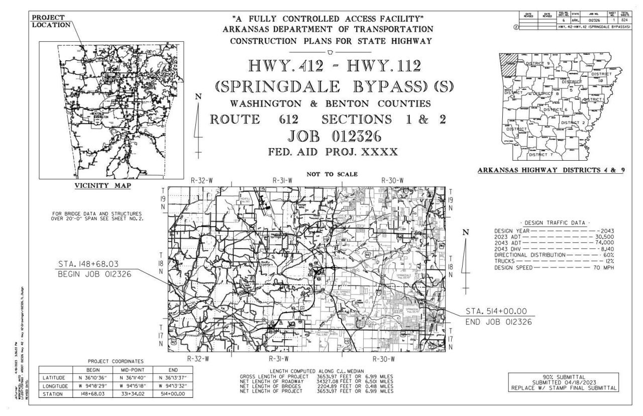 Benton-Washington County Springdale AR Bypass Hwy 612 | Robertson ...